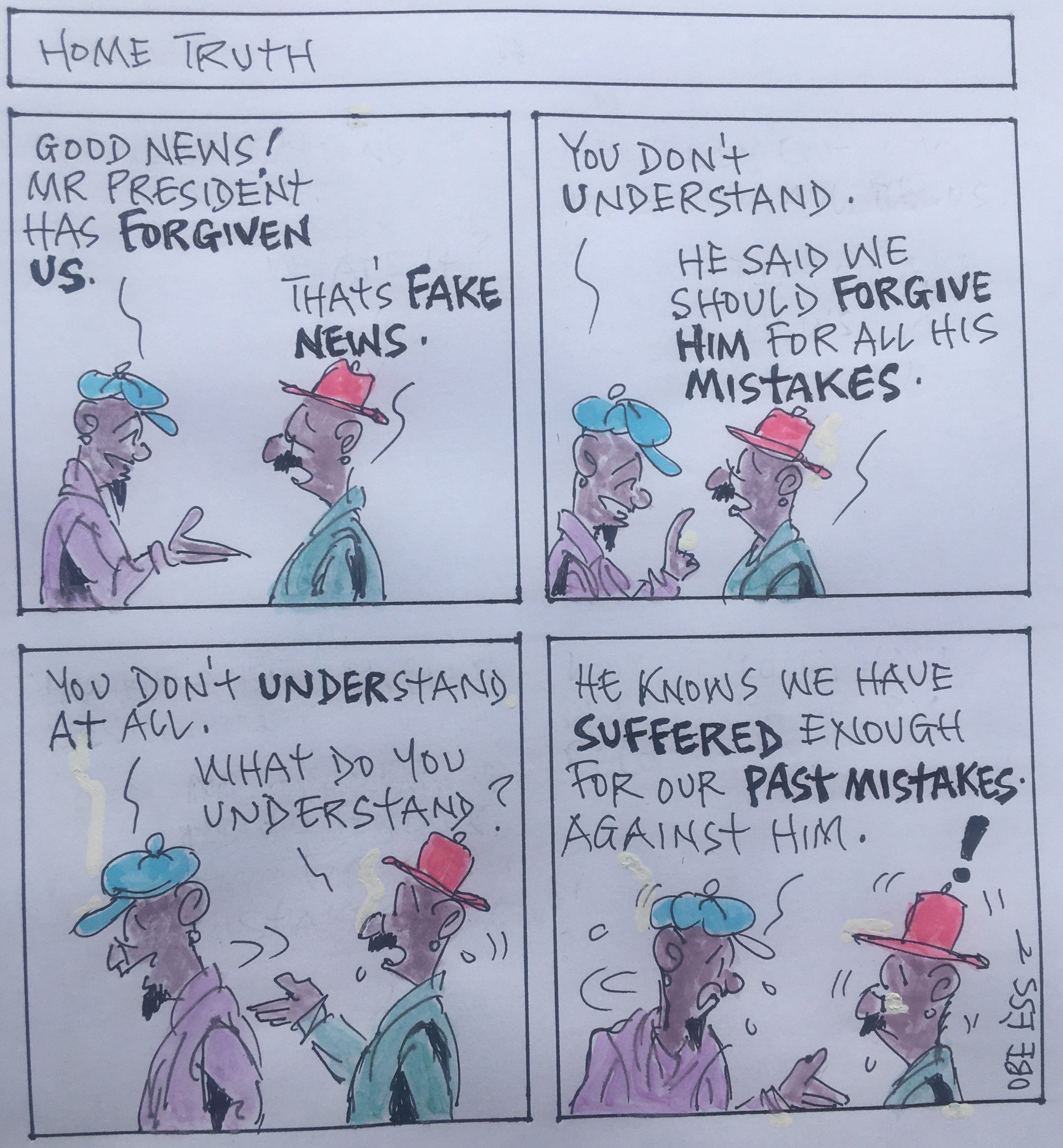 The CONmedians - by Obe Ess - Obe’s Newsletter