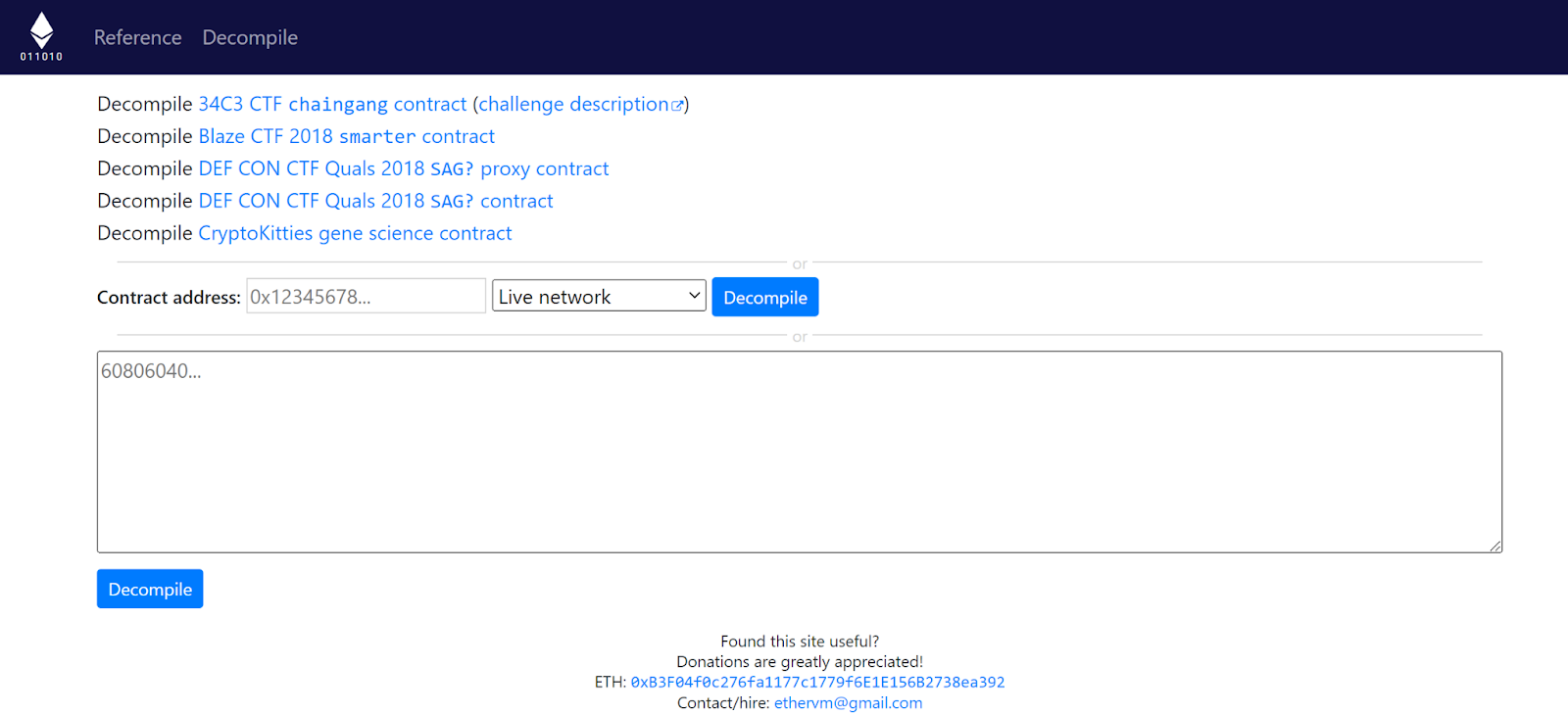 Giới thiệu Tool Decompilers và Disassemblers trong Solidity