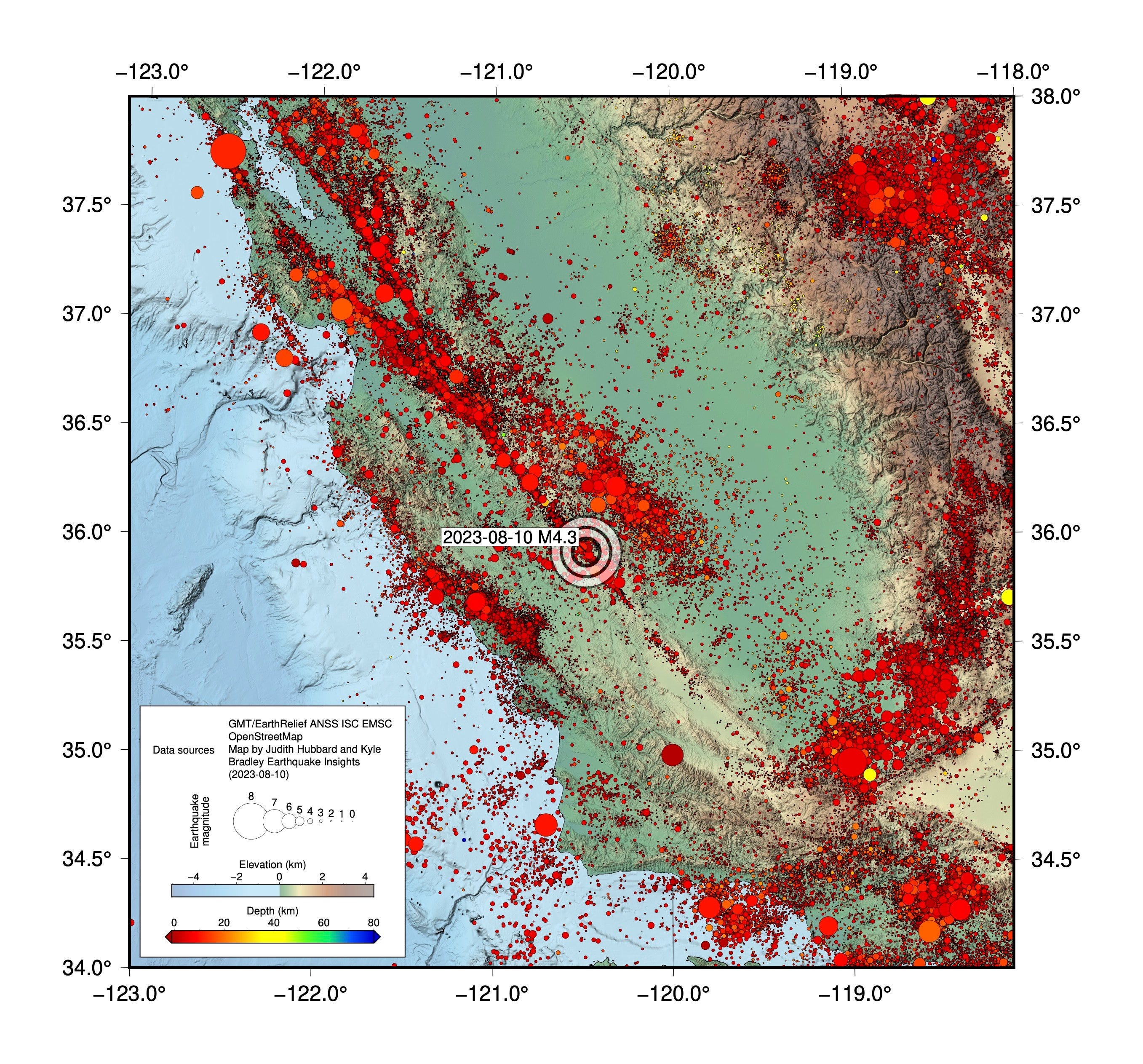 M4.3 earthquake jolts Parkfield, California