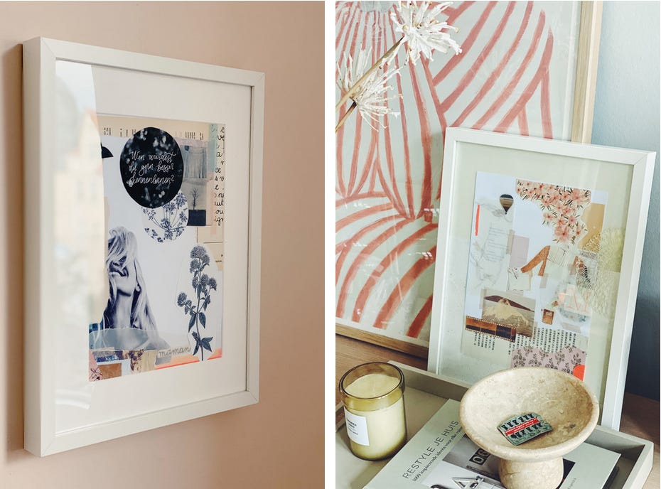 Using Paper Collage To Piece Yourself Together