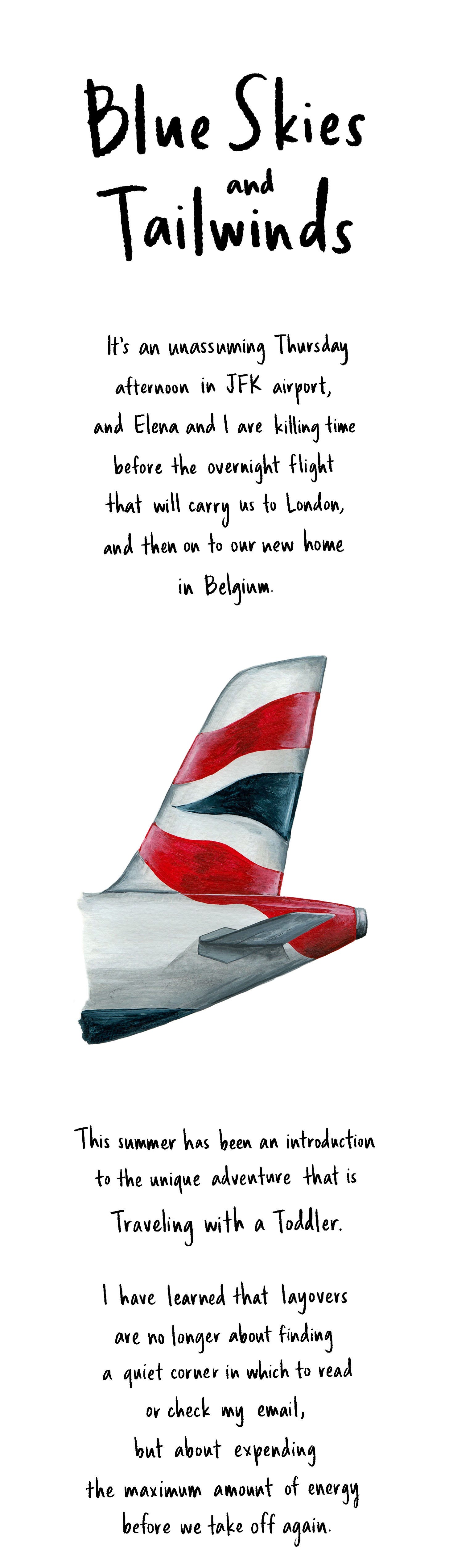 Blue Skies and Tailwinds - by Candace Rose Rardon