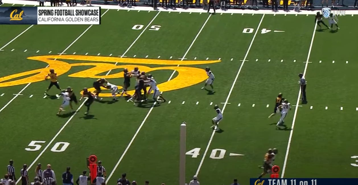Cal Football: Spring Game Tape Review, Part 1 - by Piotr Le