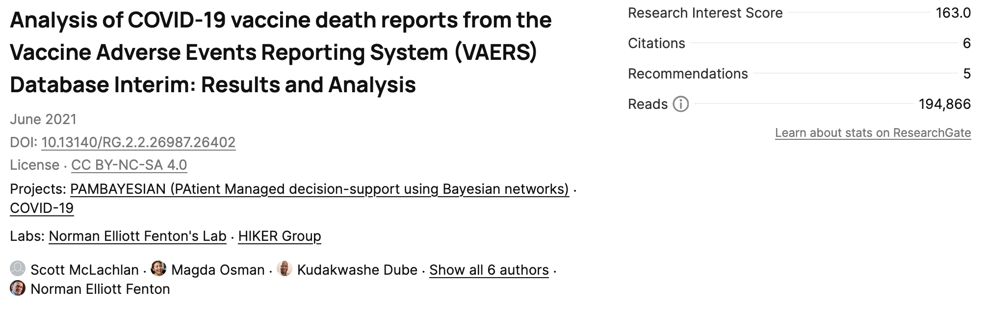 VAERS Report 2.0 - by Mr Law, Health and Technology