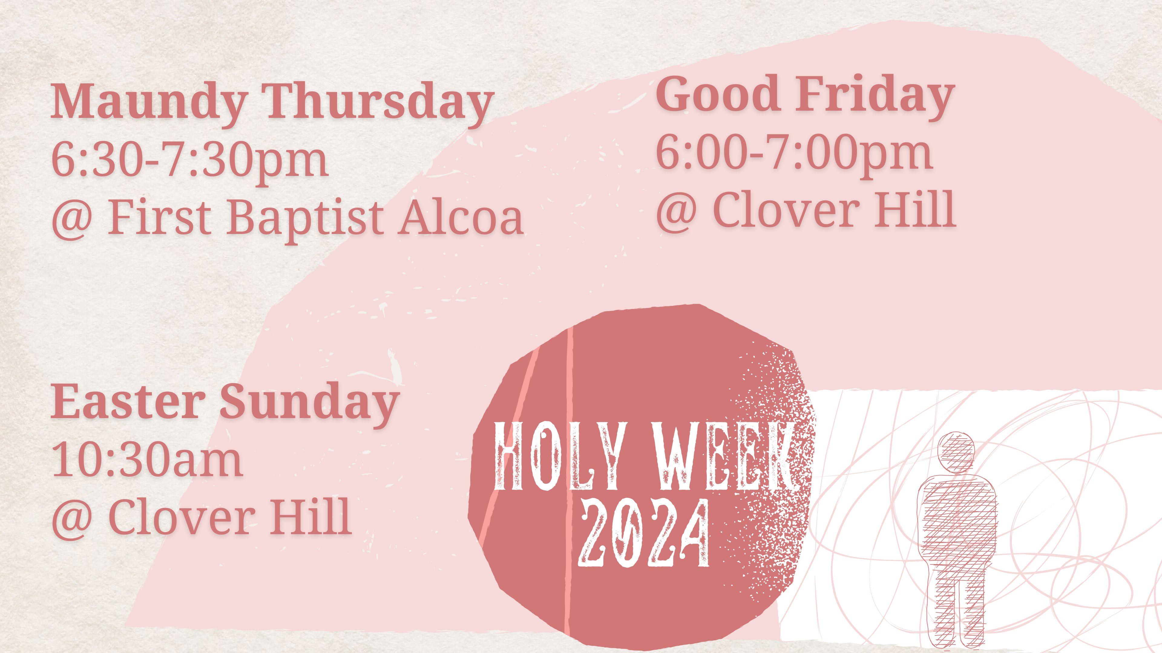 Holy Week 2024 - by Mitchell Slater