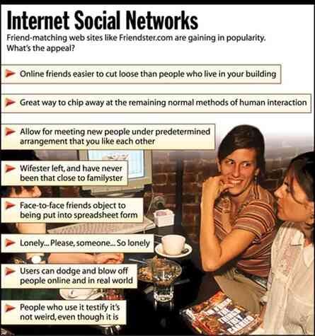 20 years ago, The Onion discovered "internet social networks"