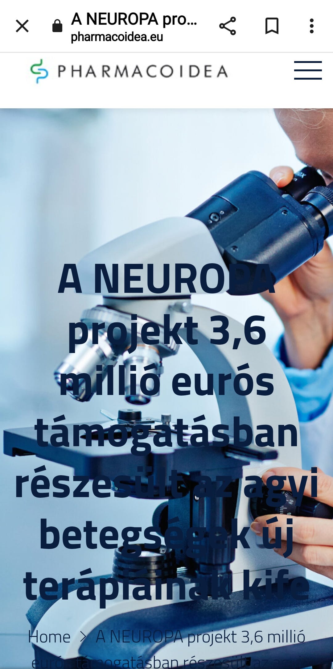 NEUROPA Projekt - újabb magyar kutató jeleskedik a nemzetközi ...