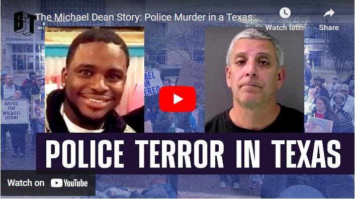 The Michael Dean Story: Police Murder in a Texas ‘Sundown Town