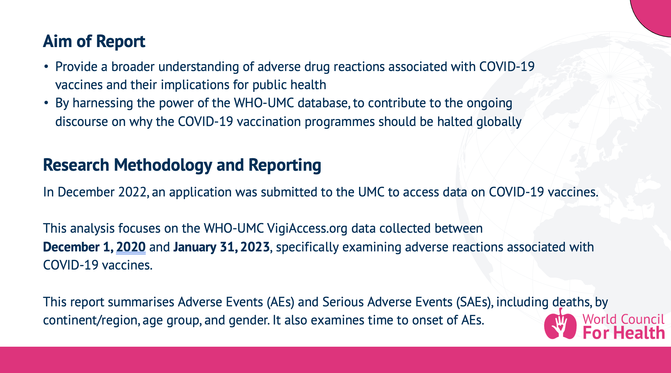 WHO's Vigiaccess database holds over 5 million reports of harms ...