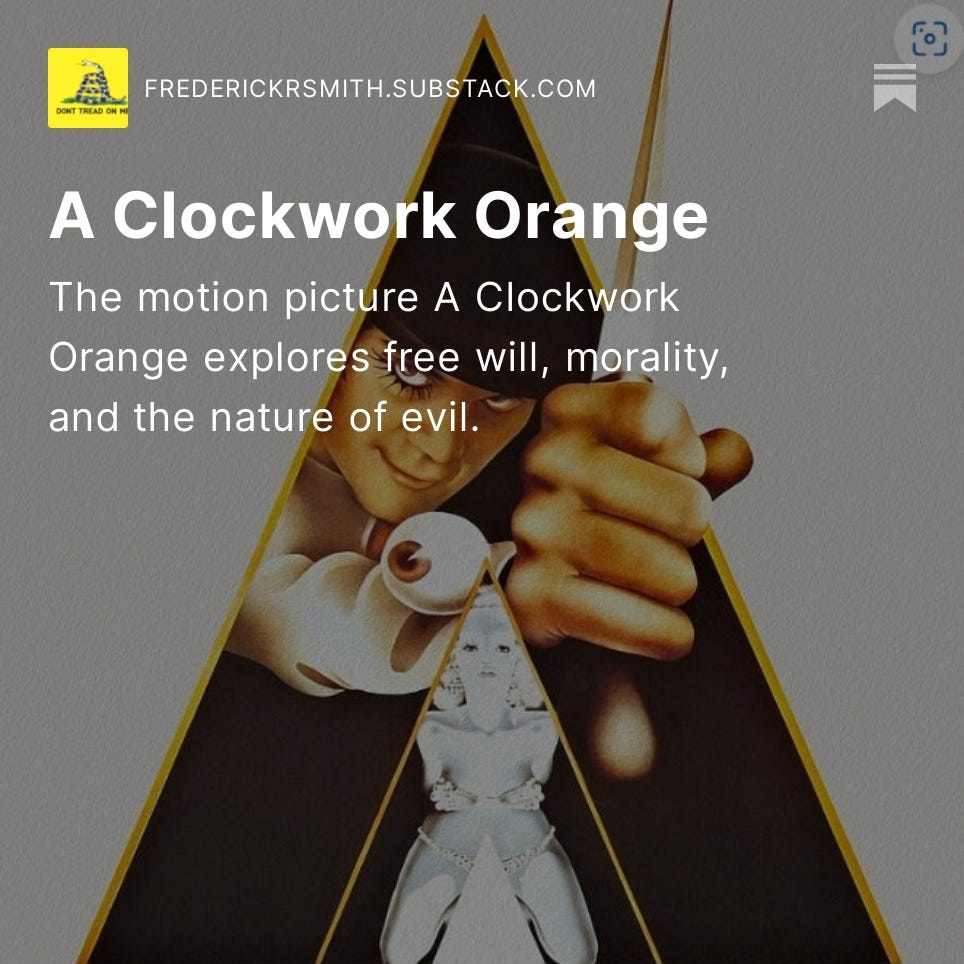 A Clockwork Orange - by Frederick R Smith