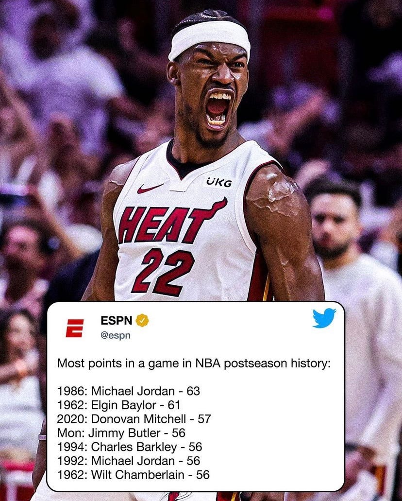 Heat DEFEAT Bucks 119-114 off a Jimmy Butler 56 point masterpiece