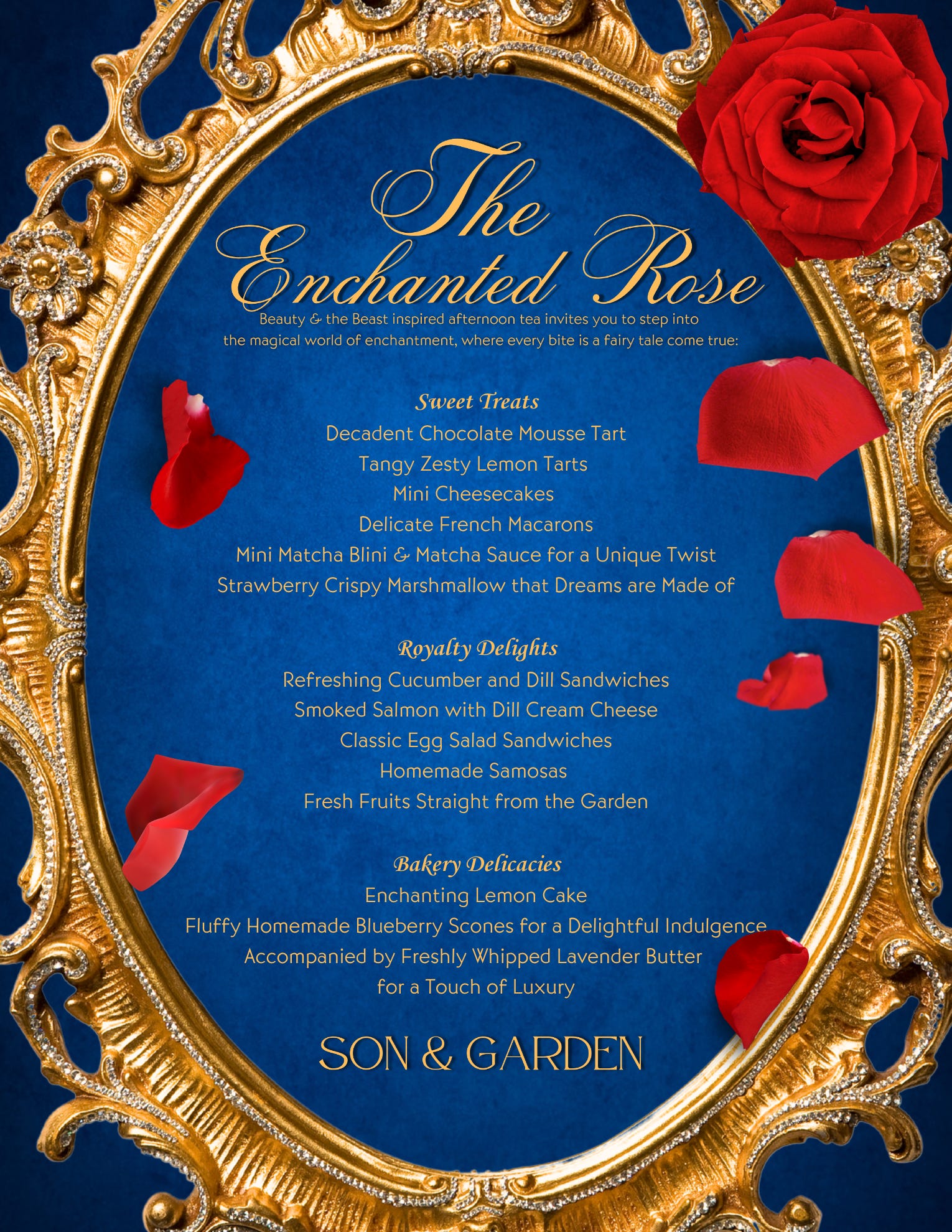 Enchanted Rose Afternoon Tea at Son & Garden in Palo Alto