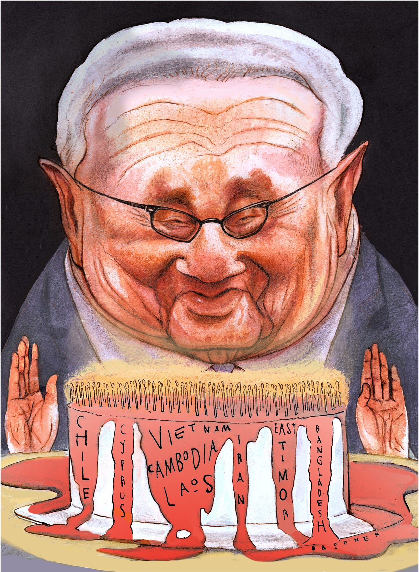 WEDNESDAY, 5.17.23: Kissinger Caption? - by Steve Brodner