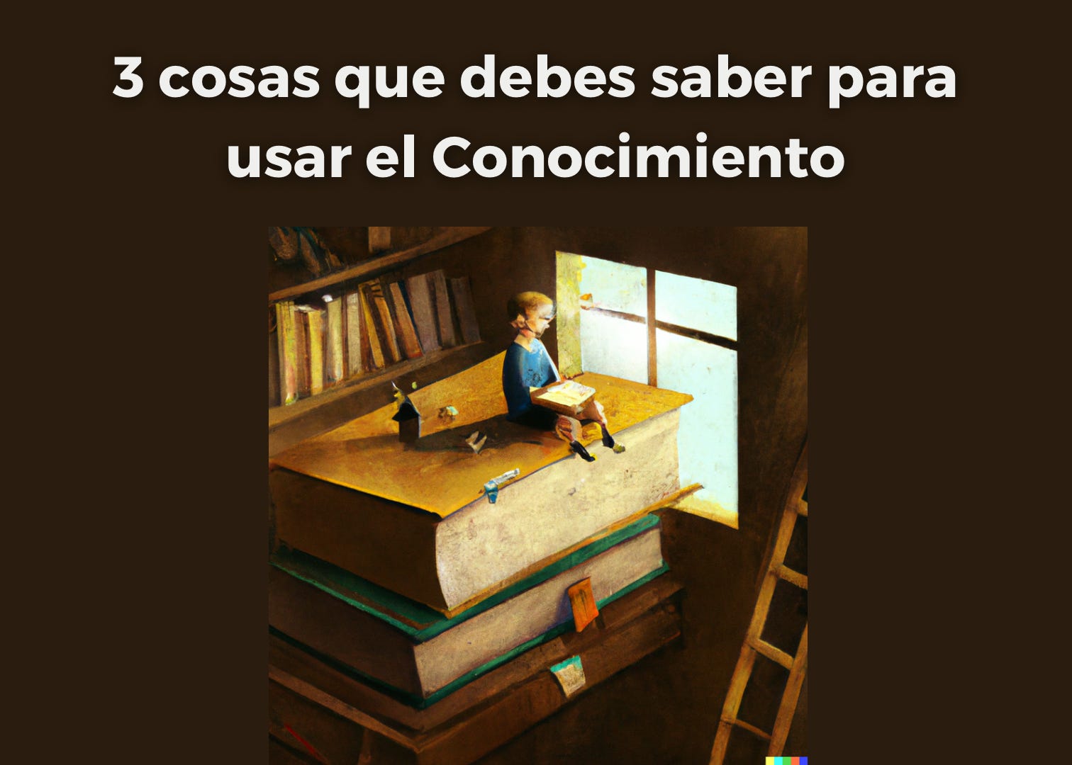 3 cosas que debes saber para usar el conocimiento