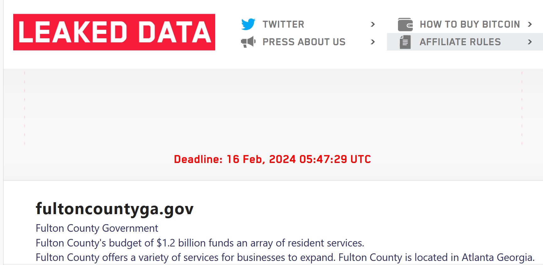 The Fulton County Hack is a Ticking Bomb