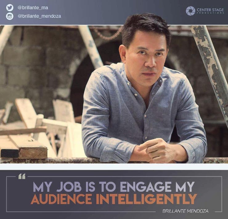 The one and only Filipino director to win Best Director at Cannes