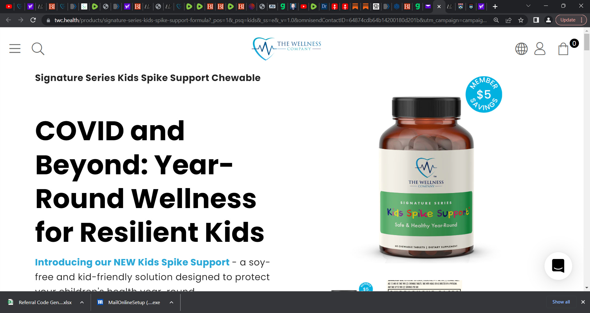 Kids Spike Protein Support: The Wellness Company (TWC) is launching ...