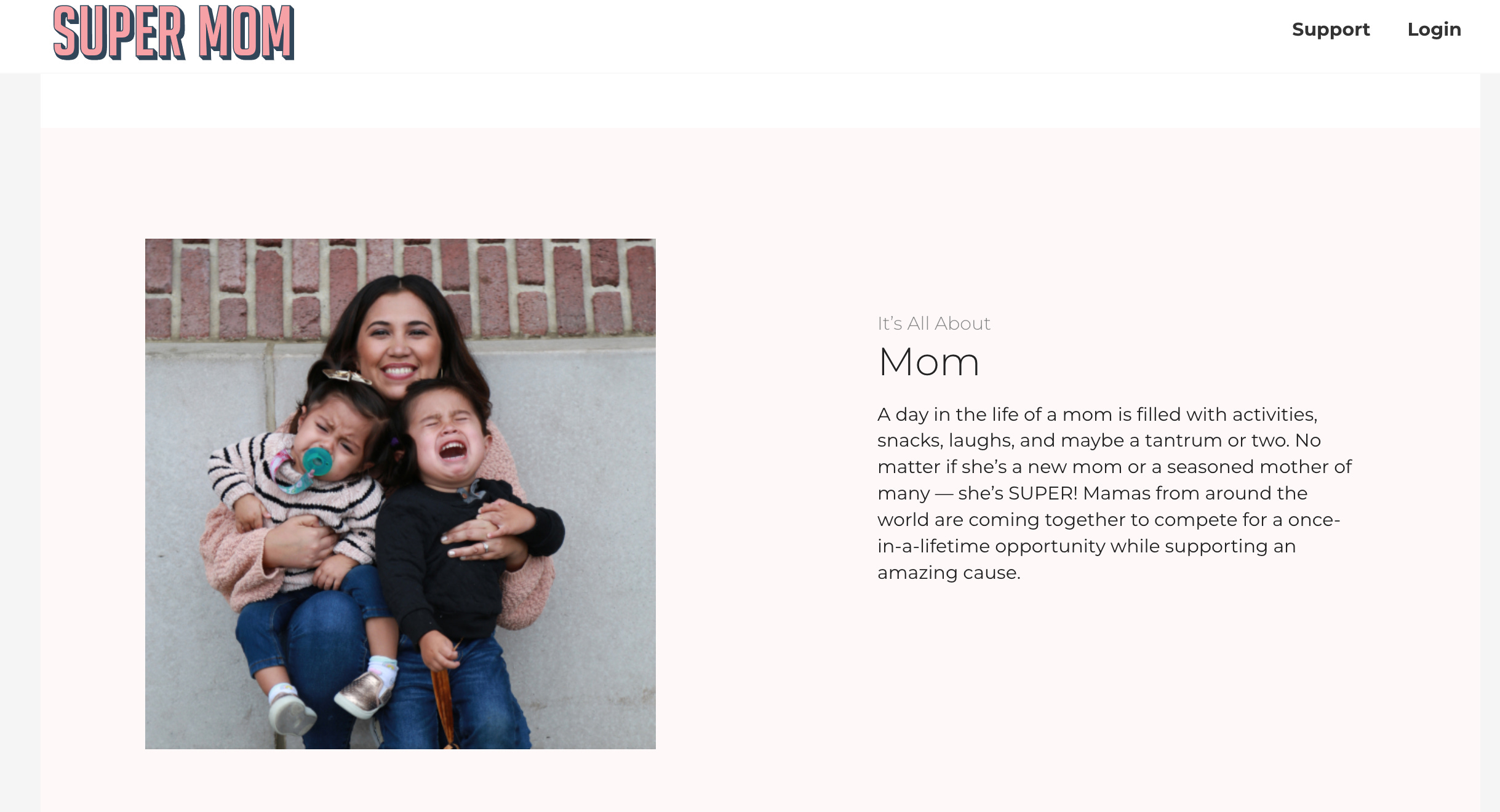 A beauty pageant for moms? - by Sara Petersen