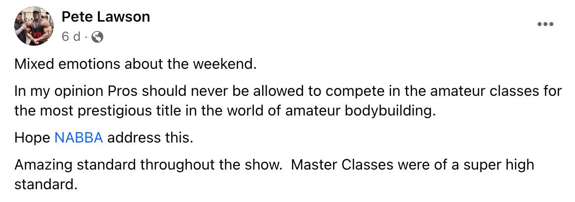 New NABBA judge blasts fed over "shocking" Universe 'pro' rules ...