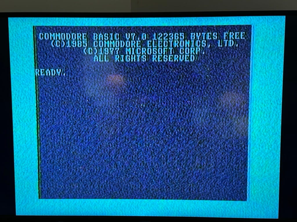 Tempted by the Dark Side, I now have a Commodore 128