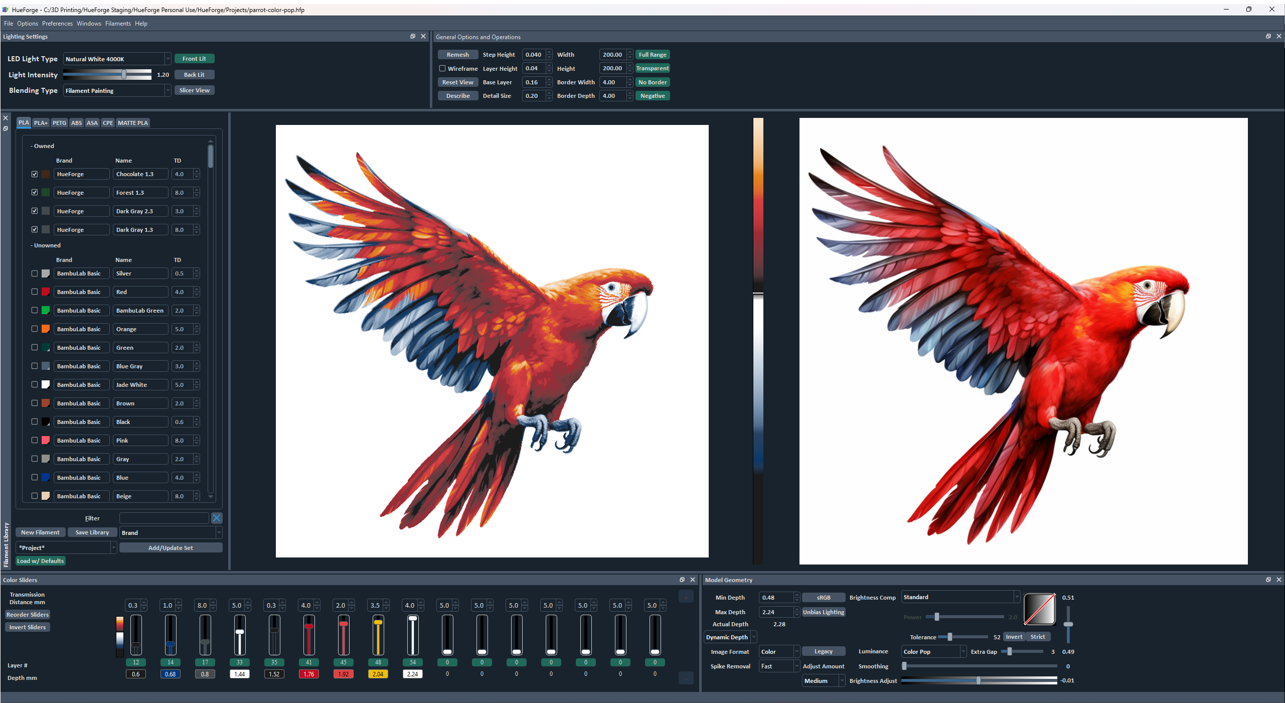 Full Release of HueForge v0.7.0 - by Horn & Rhode