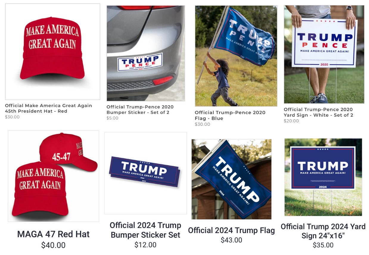 Here’s how bad inflation is hitting campaign merch