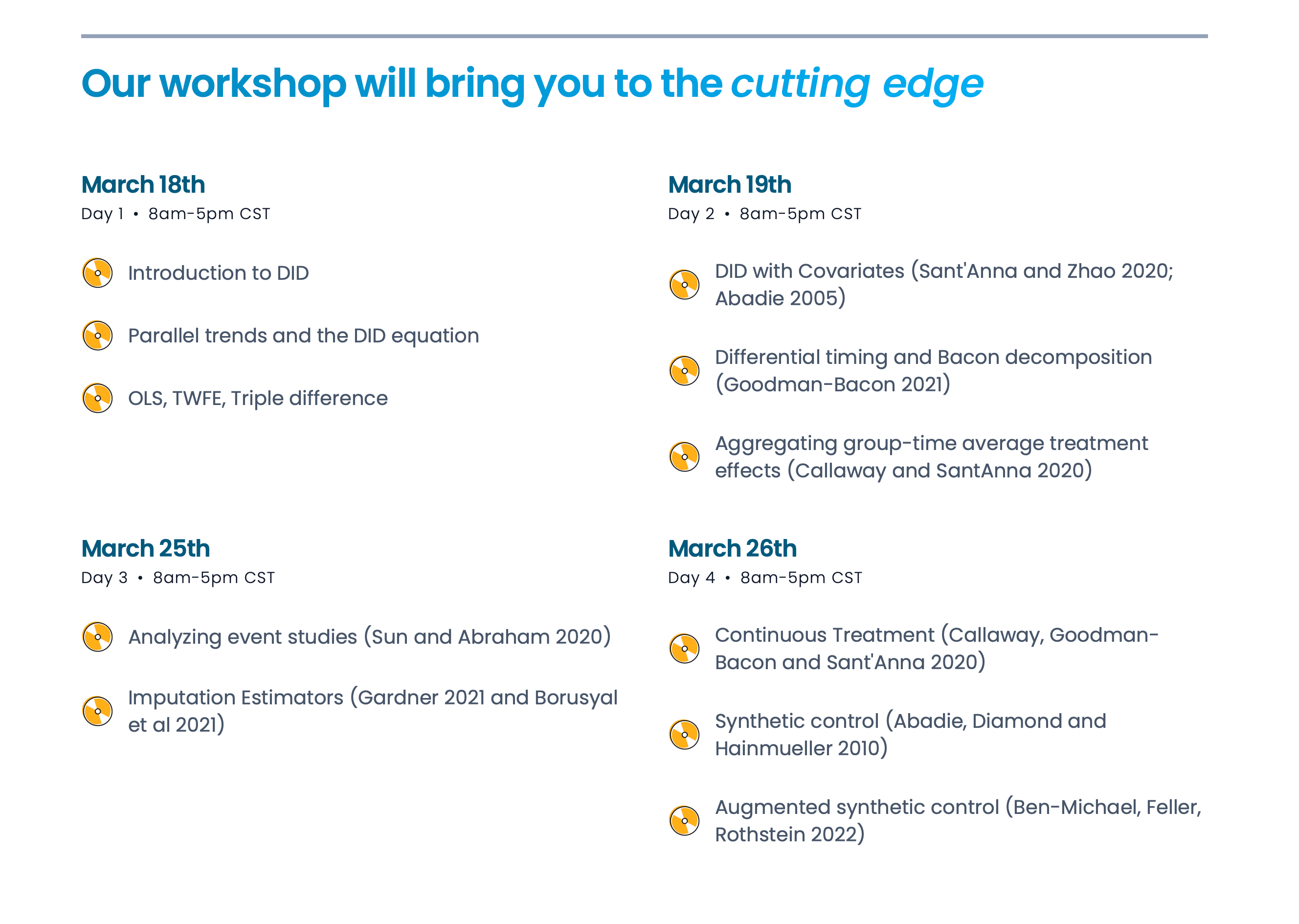 Mixtape Sessions Workshop Announcement Causal Inference Ii