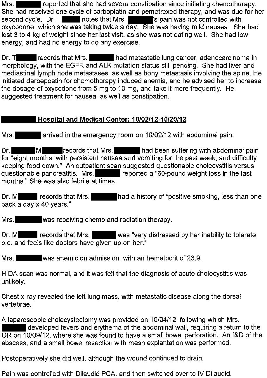 Lung Lesion on PE Study - by Med Mal Reviewer