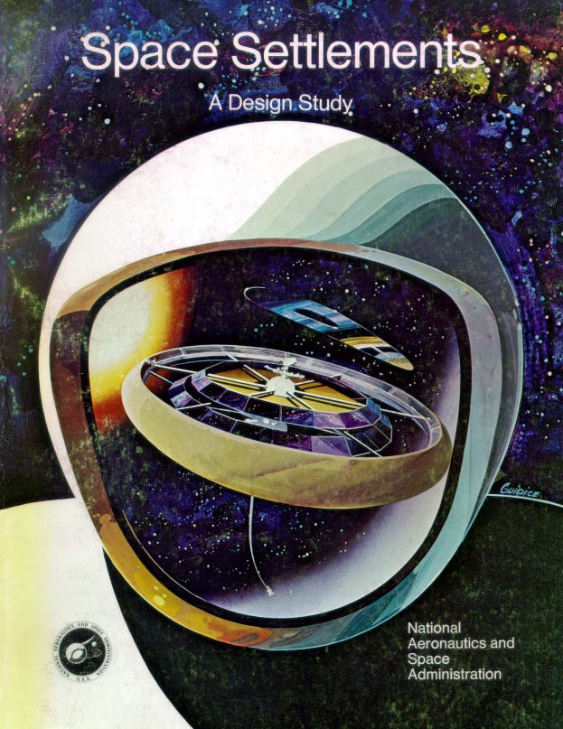 Space Settlements of the 1970s - by Peter Hague