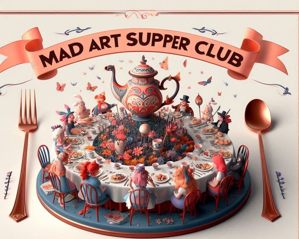 Mad Art Supper Club Invitation - Robert Goodman
