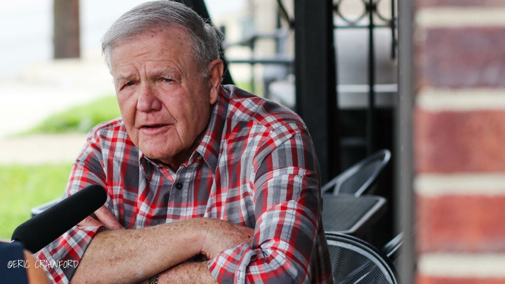 Five weeks after stroke, Denny Crum says he's making progress