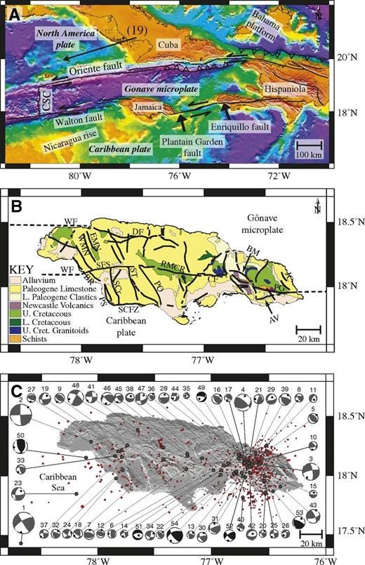 M5.4 earthquake shakes Jamaica - by Judith A Hubbard