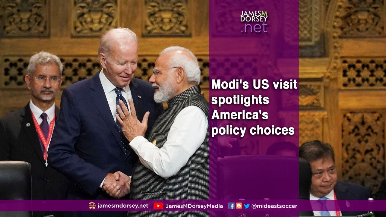 Modi's US visit spotlights America's policy choices.