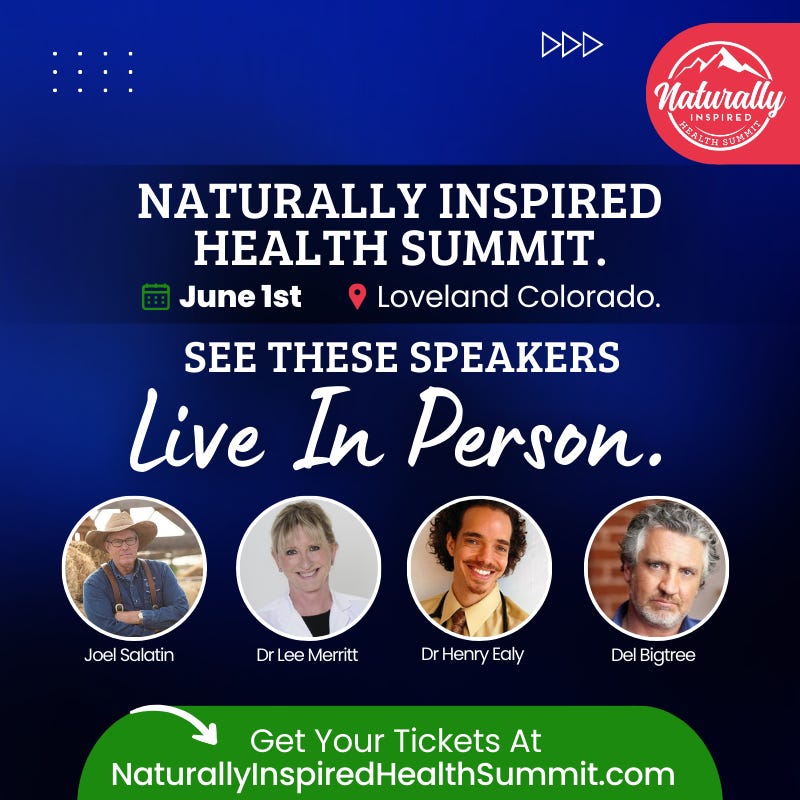 Joel Salatin, Del Bigtree, Dr Lee Merritt, Dr Henry Ealy, Dr Christiane ...