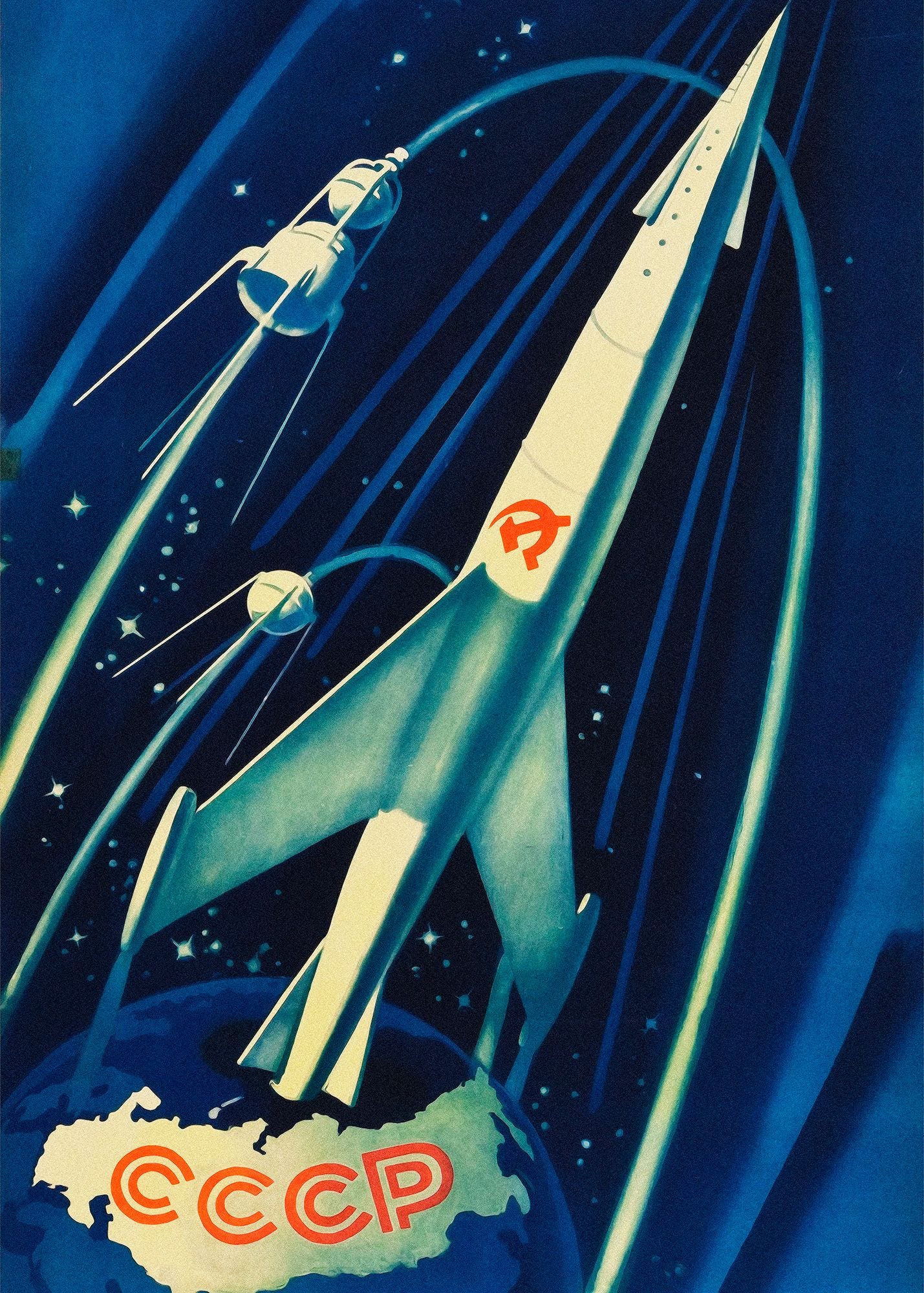 Heroic Space Posters from CCCP - by Nick Stevens Graphics
