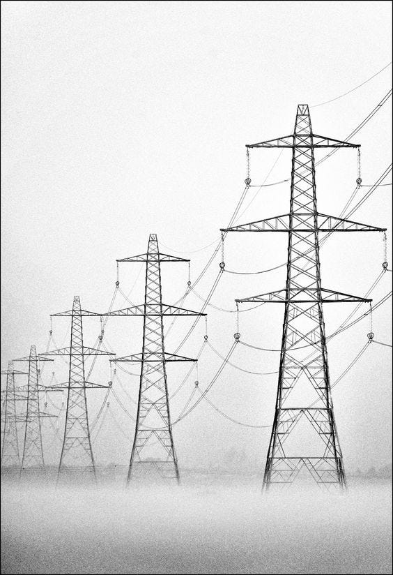 Pylons - by Thomas J Bevan - The Commonplace Pylons - by Thomas J Bevan - The Commonplace