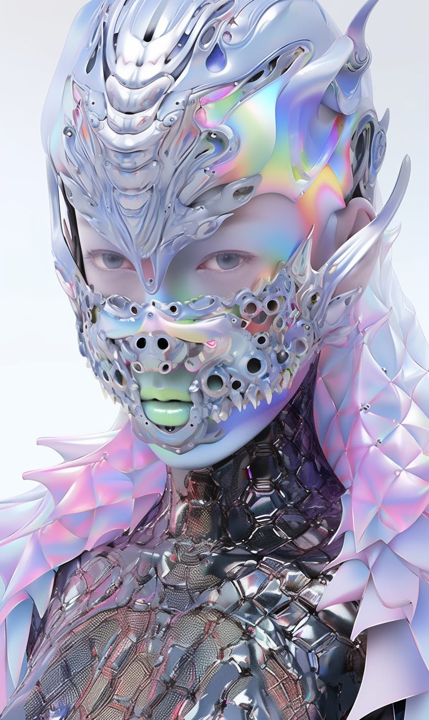 #24 Prompter Mag 👽 Alien Chic - by David "Davicho" Barona