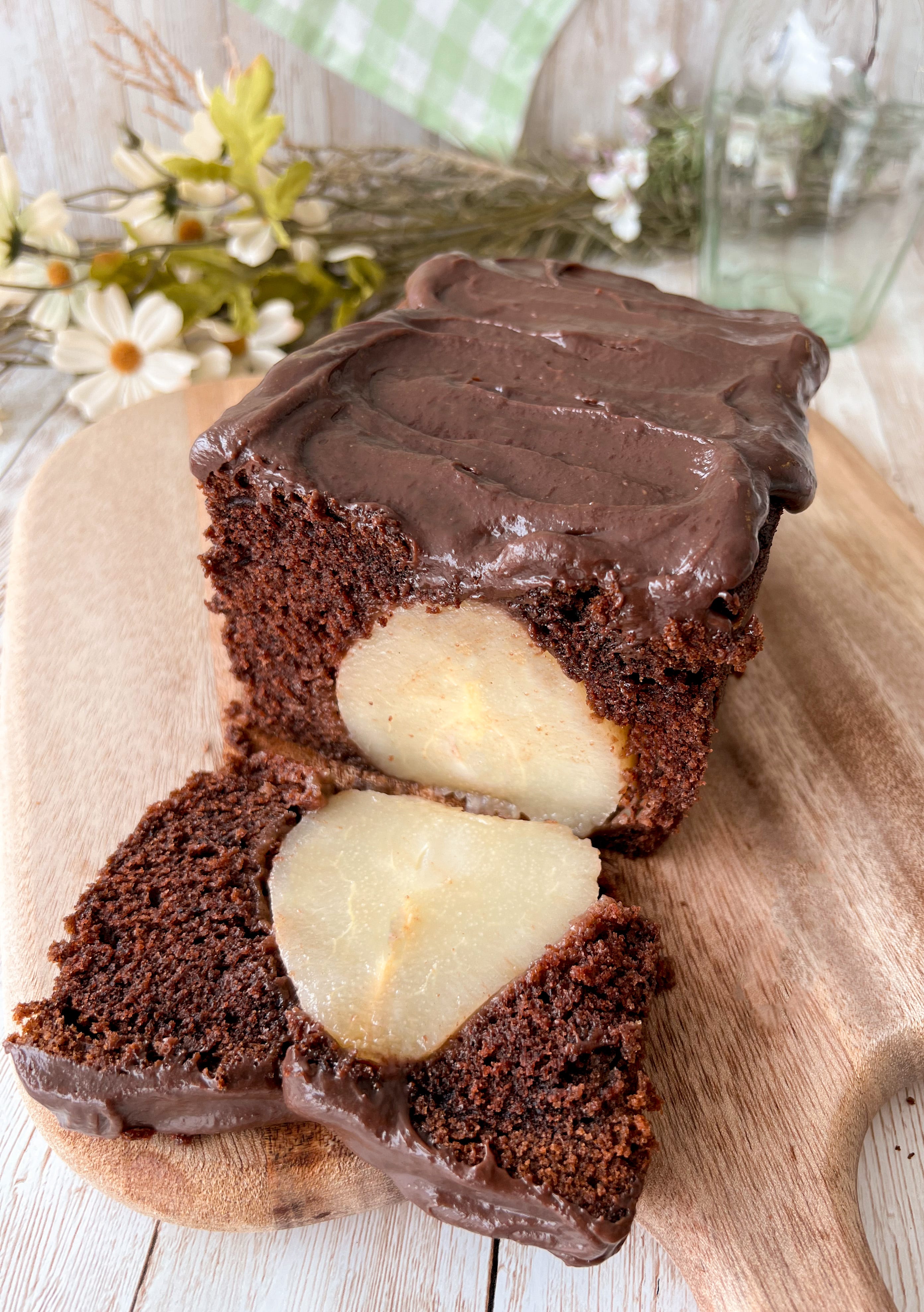 Bolo de Chocolate e Peras - by Otavia Sommavilla