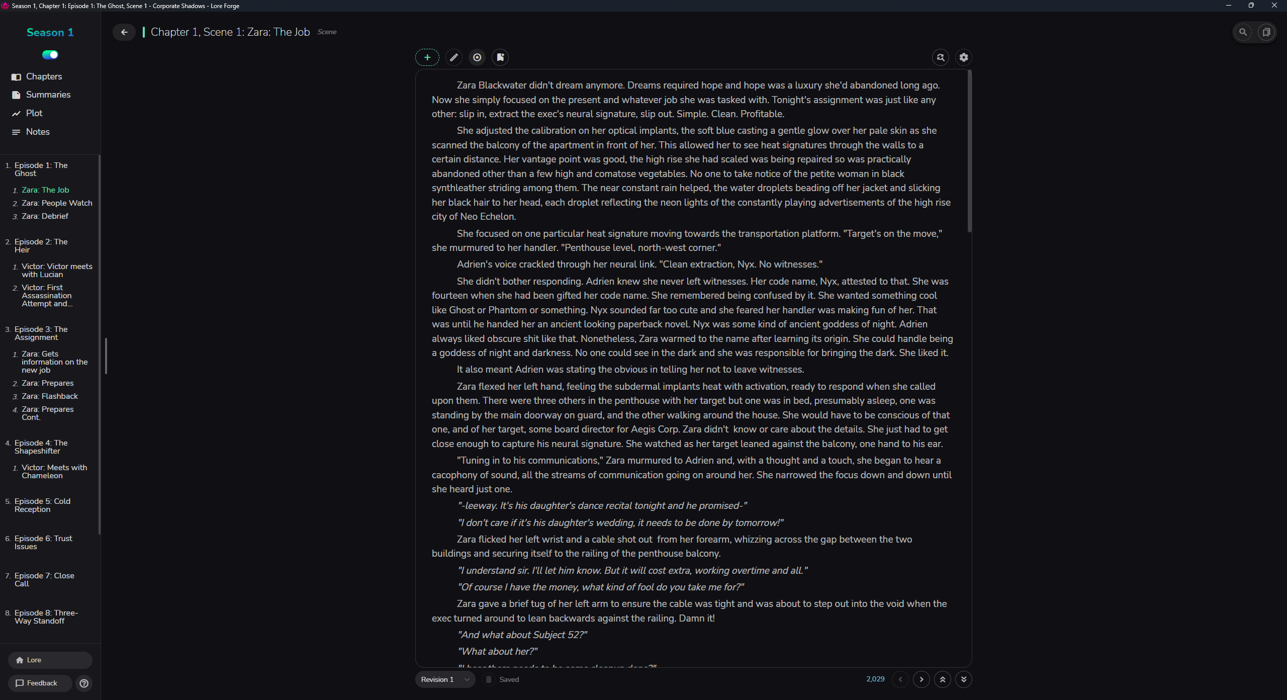 How I Use Lore Forge to Write My Fiction - by J D Lear