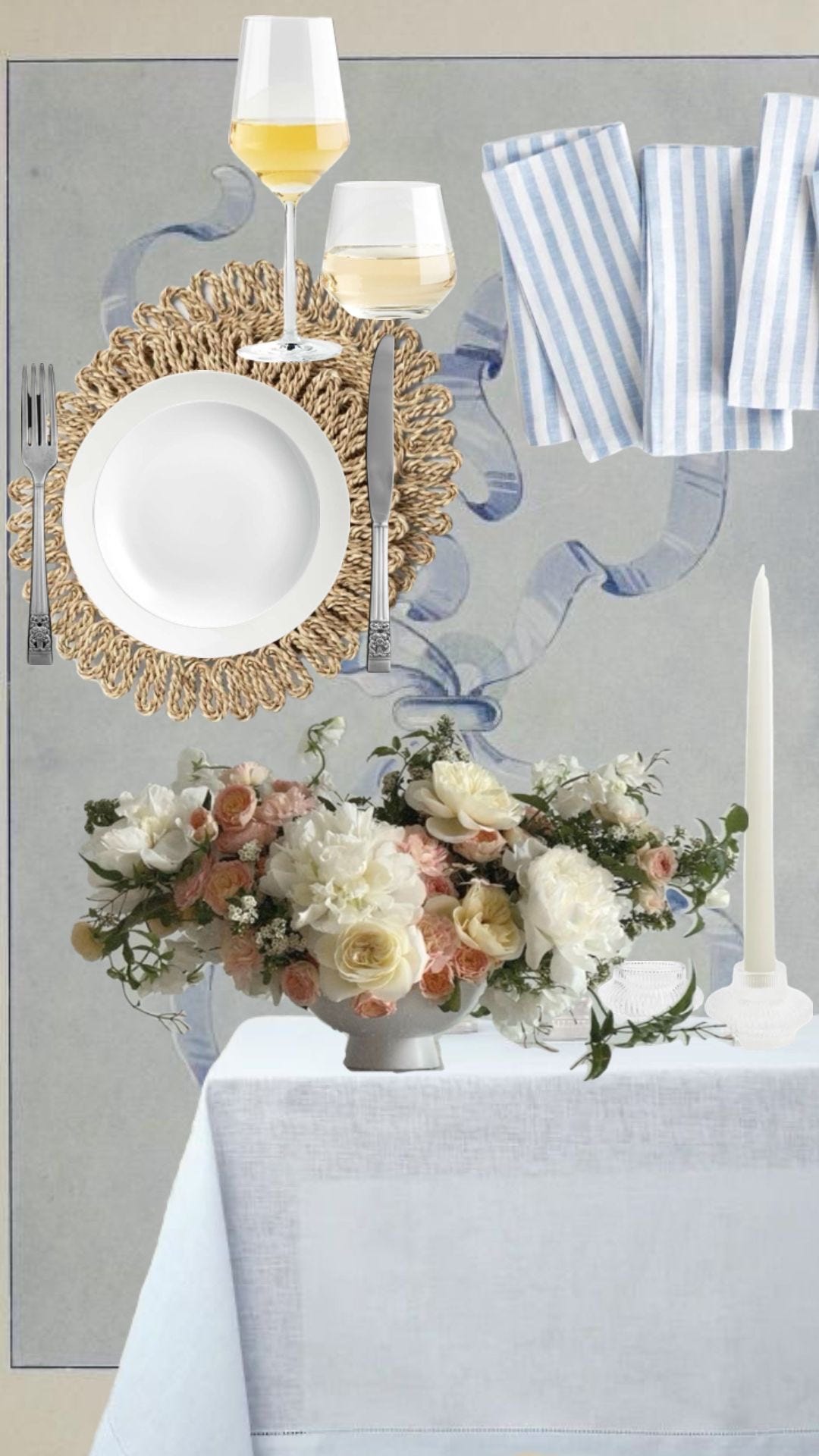A Garden Style Dinner Party - THE FLOWERS by Kyla Malkani