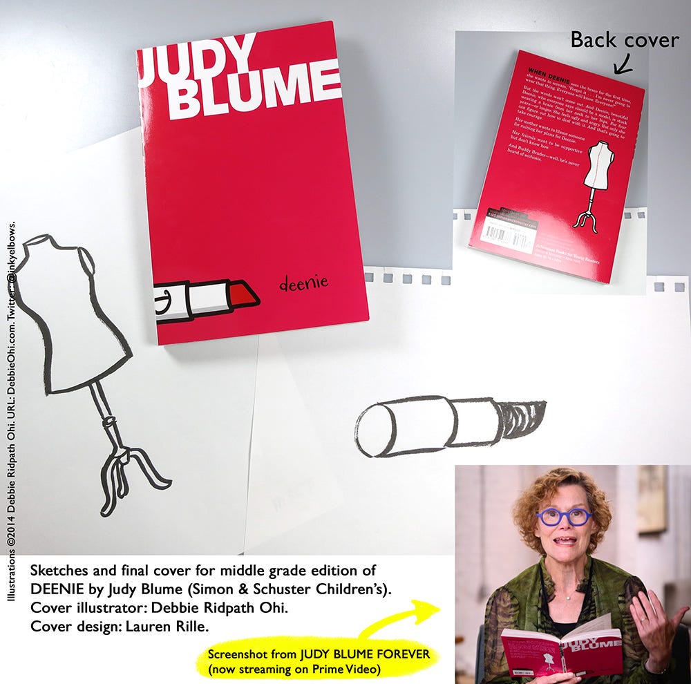 I illustrated Judy Blume's covers! Here's what I learned.