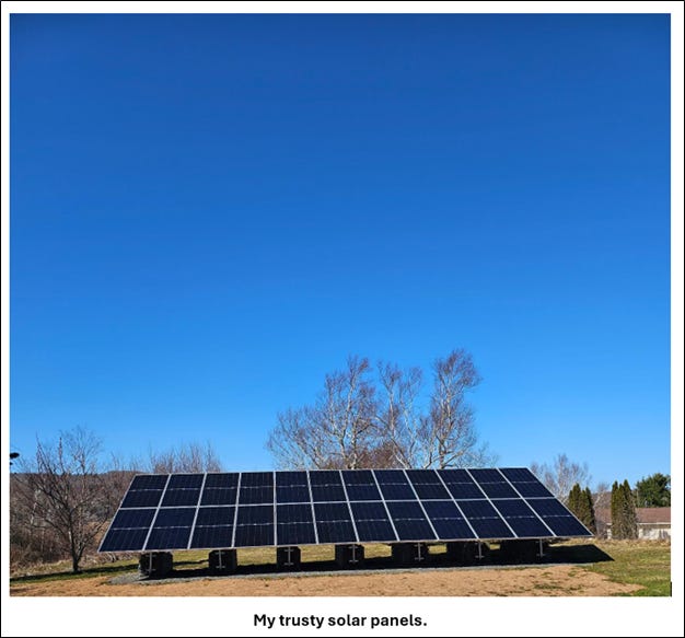 Backyard Eclipse Measurement With Solar Panels