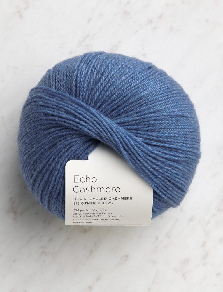 Knitting With Echo Cashmere - by Sandi Rosner - A Good Yarn