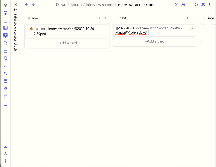 ‘Kanbanibalization’ in Obsidian - by Stowe Boyd - Workings