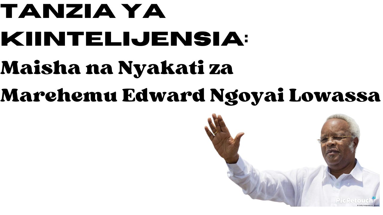 Tanzia ya kiintelijensia: maisha na nyakati za Marehemu Edward Ngoyai ...