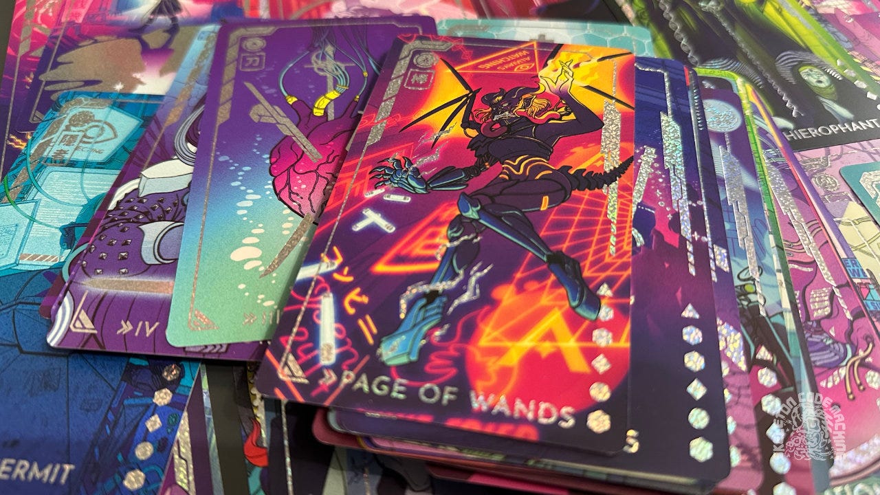 Tarot Cards & Tangled Blessings - Skeleton Code Machine
