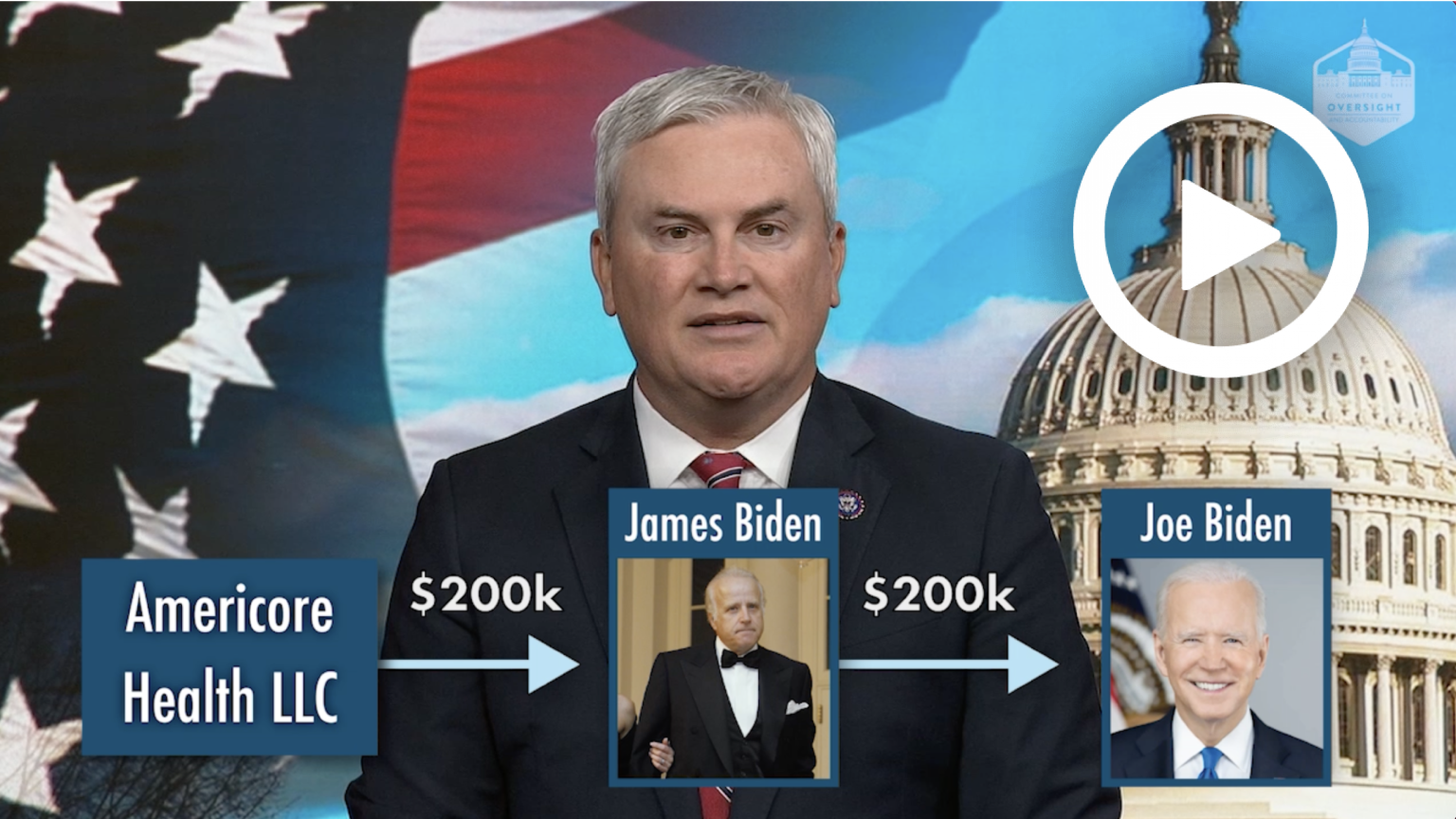 GOP Oversight committee memo shows Joe Biden received $200k from James ...