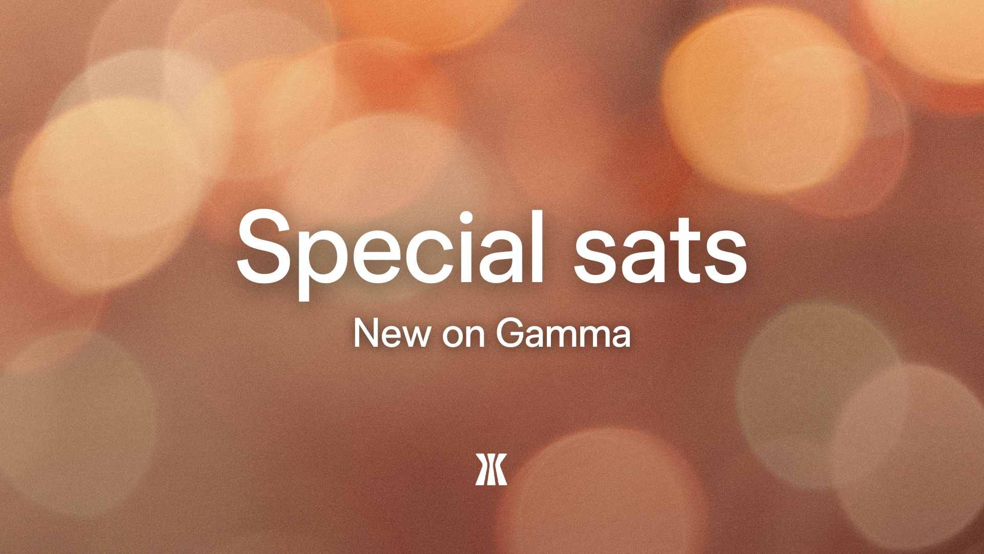 The Weekly Stack: Just in - Special Sats 💫 - by Gamma.io