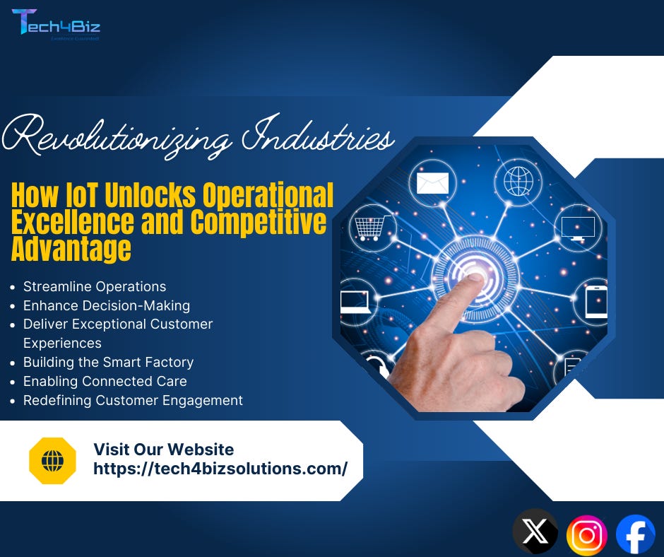 Revolutionizing Industries: How IoT Unlocks Operational Excellence and Competitive Advantage