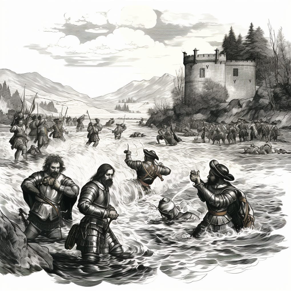 The Drowning of Clan Arthur by Clan Campbell