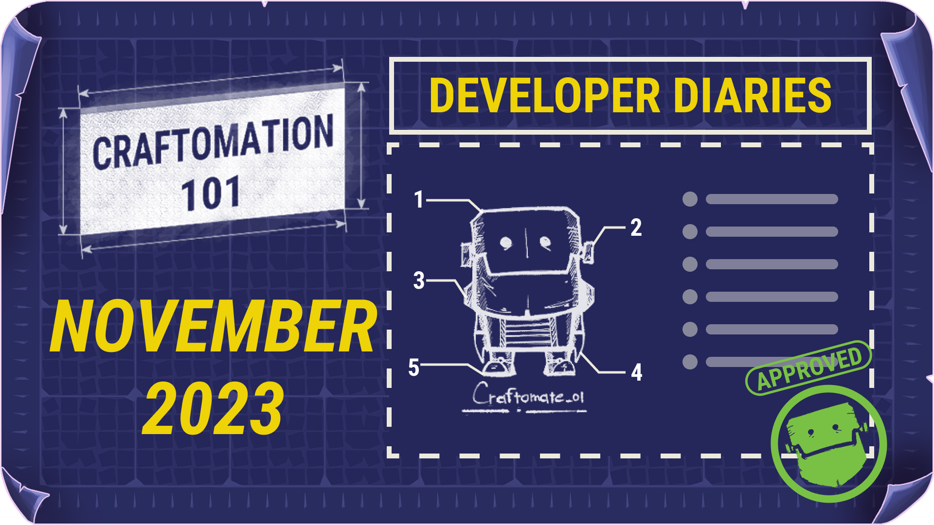 Nailing It - Craftomation Dev Diaries, November 2023